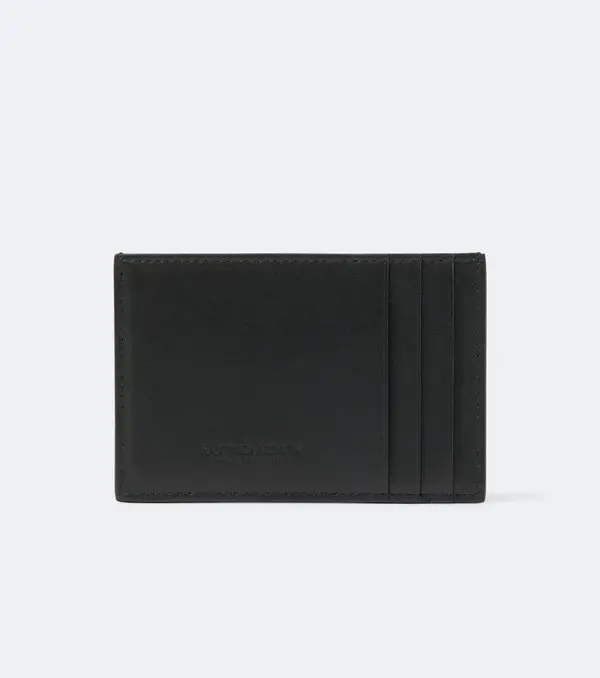 Bottega Veneta Cassette Intreccio Leather Card Holder