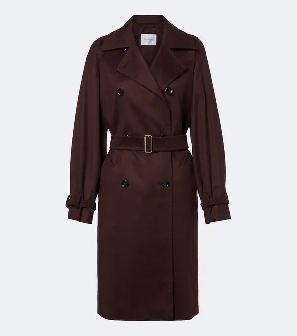 Max Mara Double-breasted Cashmere Trench Coat