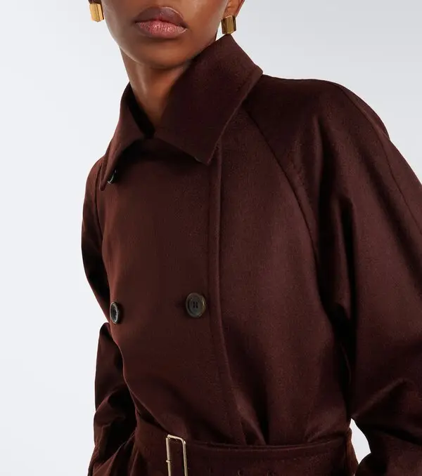 Max Mara Double-breasted Cashmere Trench Coat