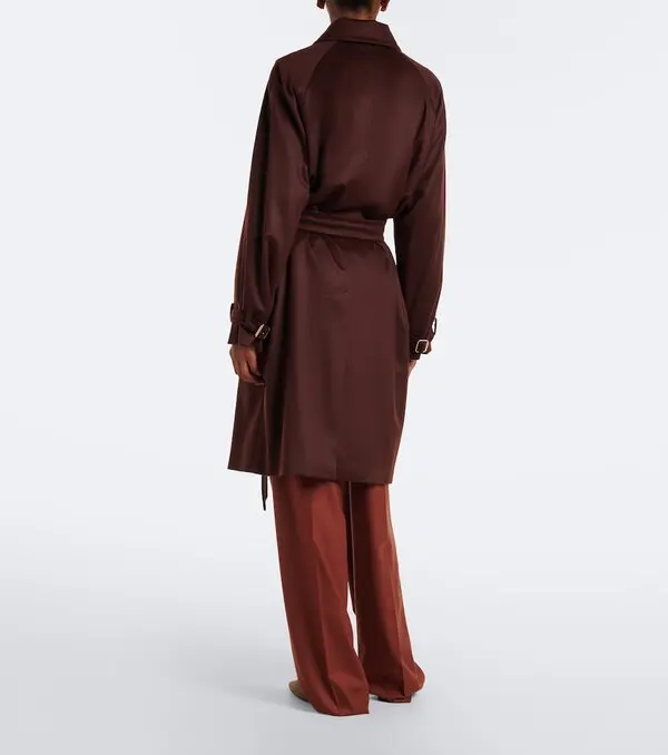 Max Mara Double-breasted Cashmere Trench Coat
