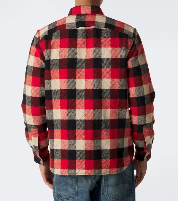 Ralph Lauren Padded Plaid Wool Twill Overshirt