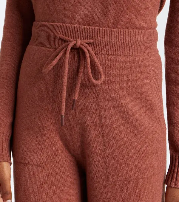 Max Mara Cashmere Wide-leg Pants - Brown