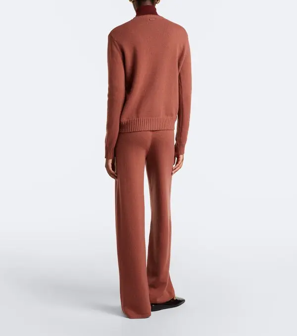 Max Mara Cashmere Wide-leg Pants - Brown