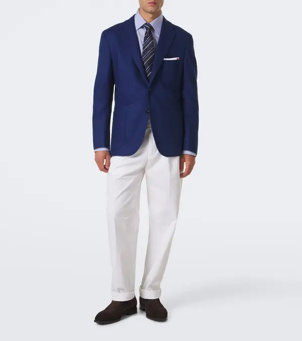 Kiton Wool And Cashmere Blazer