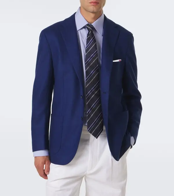 Kiton Wool And Cashmere Blazer