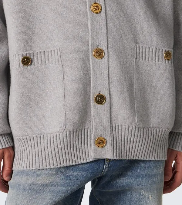 Dolce & Gabbana Logo Virgin Wool Cardigan