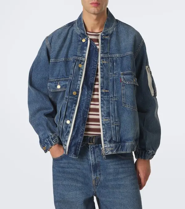 Sacai Denim Bomber Jacket