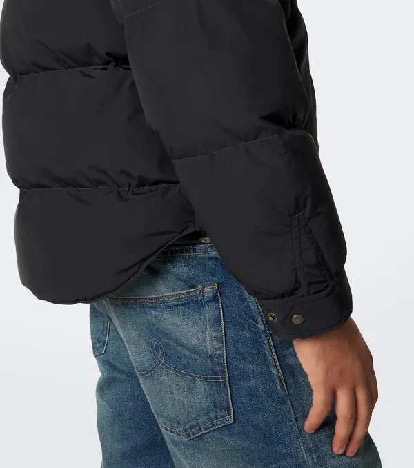 Ralph Lauren Suede-trimmed Puffer Jacket
