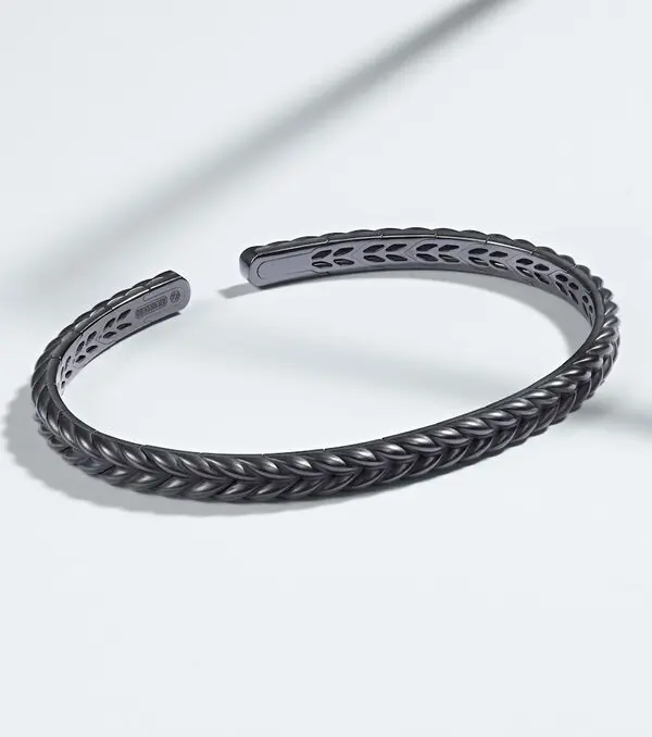 David Yurman Chevron Titanium Cuff Bracelet