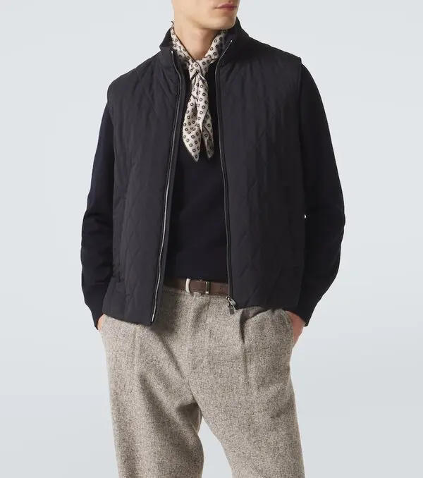 Agnona Quilted Vest
