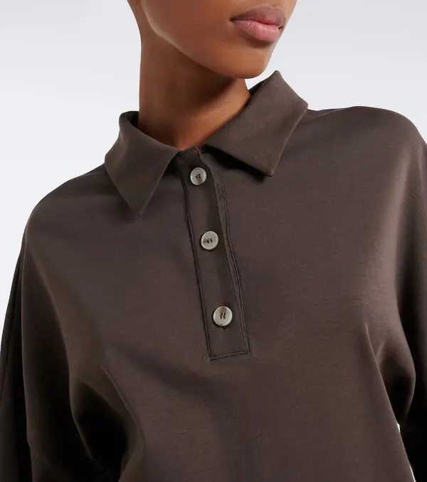 NORBA Cotton Polo Sweater - Brown