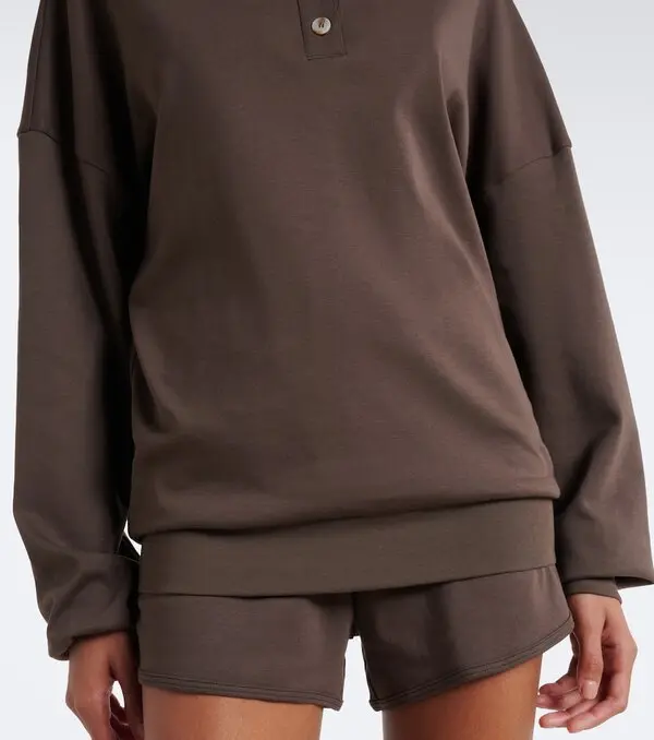 NORBA Cotton Polo Sweater - Brown