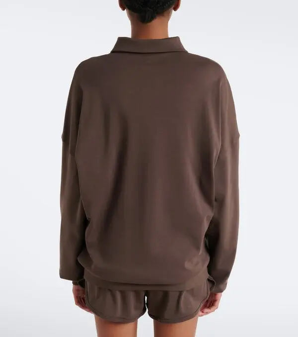 NORBA Cotton Polo Sweater - Brown