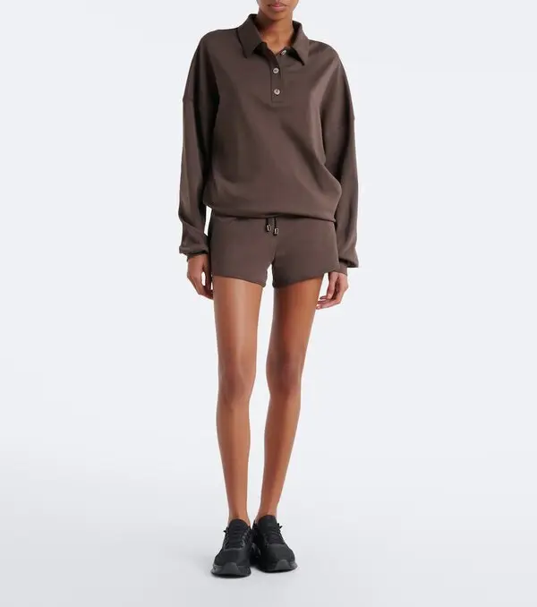 NORBA Cotton Polo Sweater - Brown
