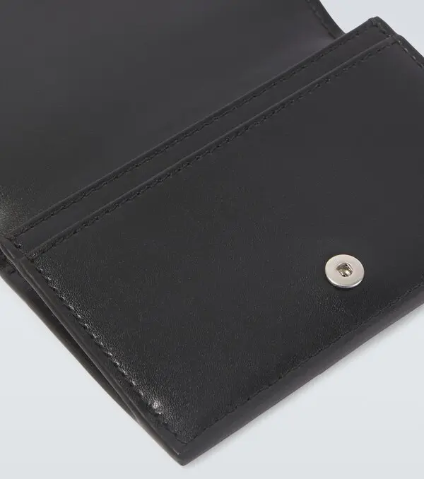 Bottega Veneta Intreccio Cassette Leather Card Holder