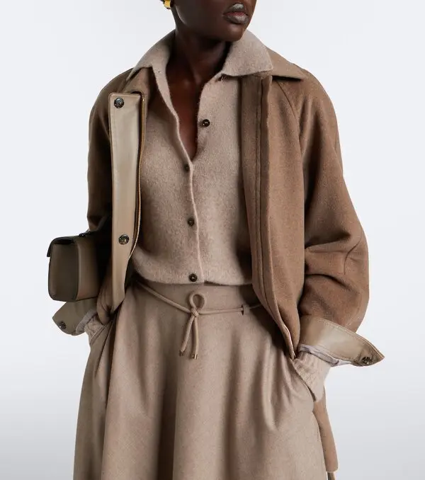 Max Mara Knitted Cashmere-blend Cardigan