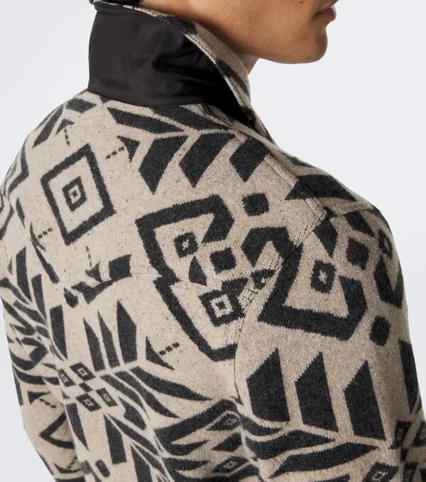 Ralph Lauren Wool Jacquard Blouson Jacket