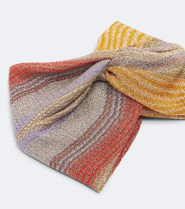 Missoni Striped Lamé Headband