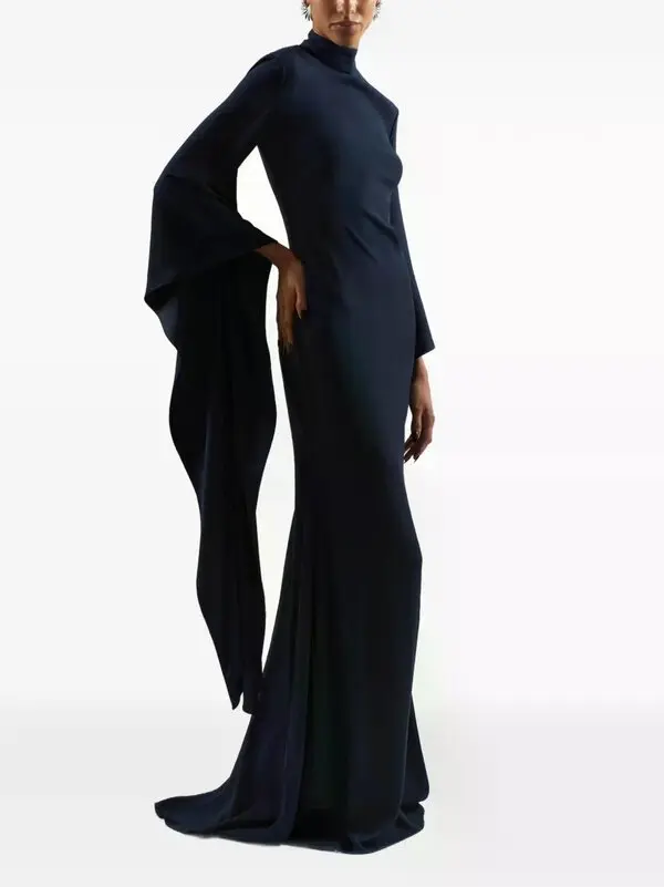 TALLER MARMO Dragon Draped-sleeve Gown