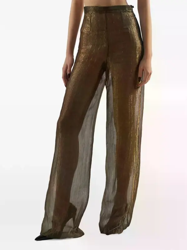 TALLER MARMO Marlene Metallic Trousers