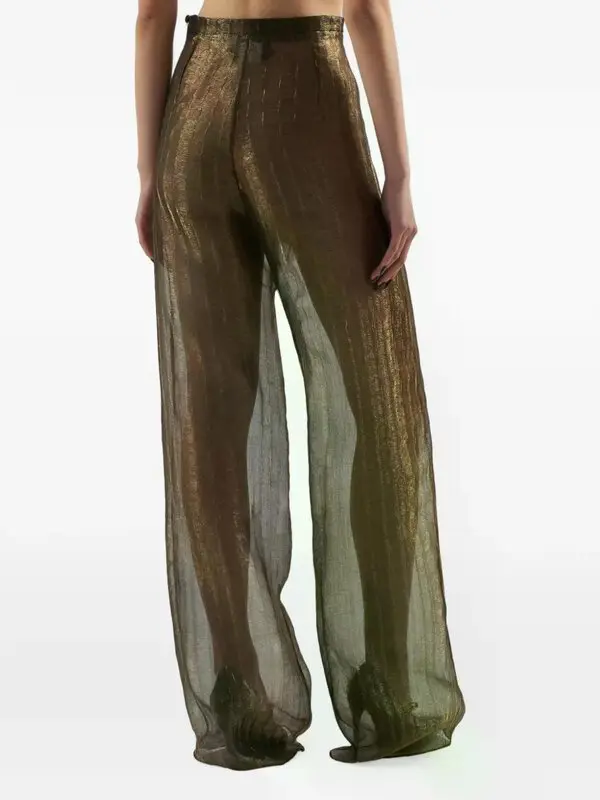 TALLER MARMO Marlene Metallic Trousers