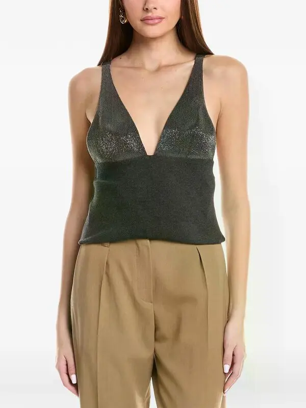 Brunello Cucinelli Sequin-embellished Knitted Top