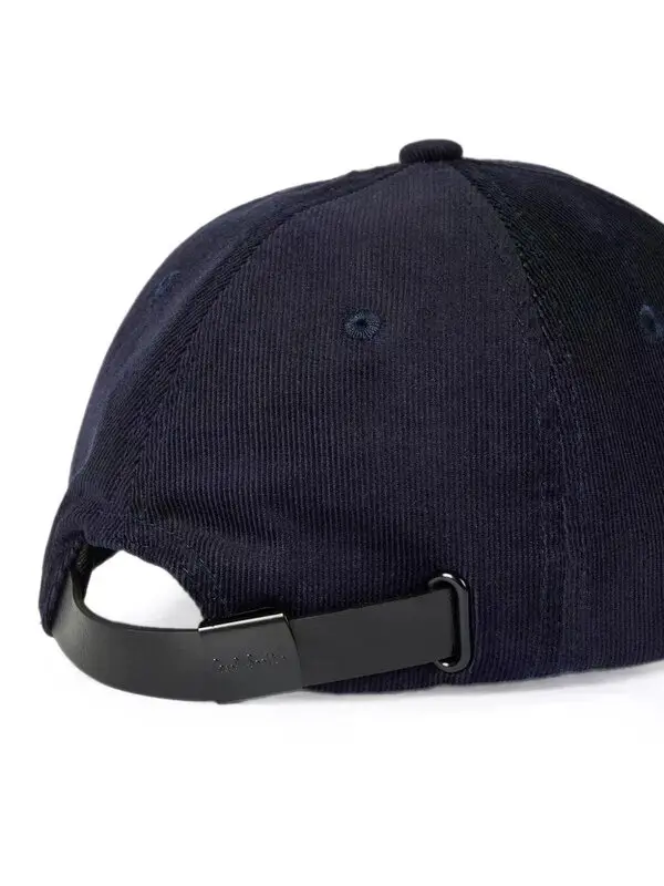 Paul Smith Navy 'book Club' Corduroy Cap