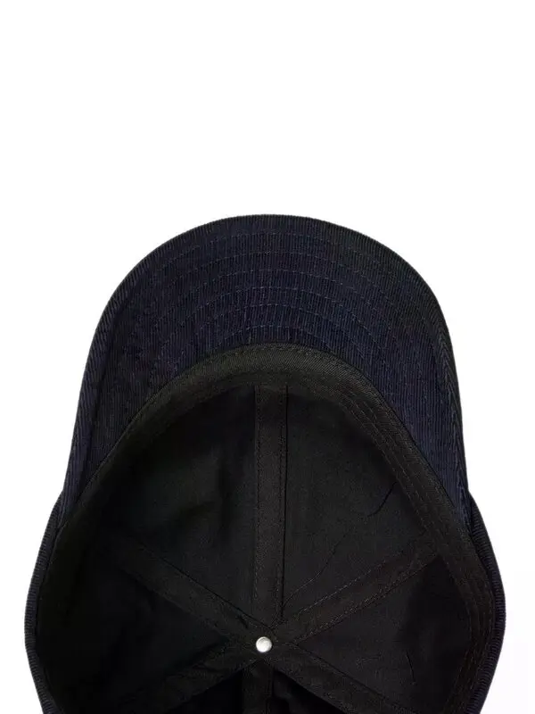 Paul Smith Navy 'book Club' Corduroy Cap