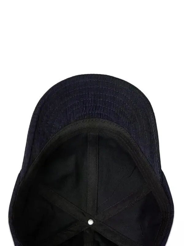 Paul Smith Navy 'book Club' Corduroy Cap