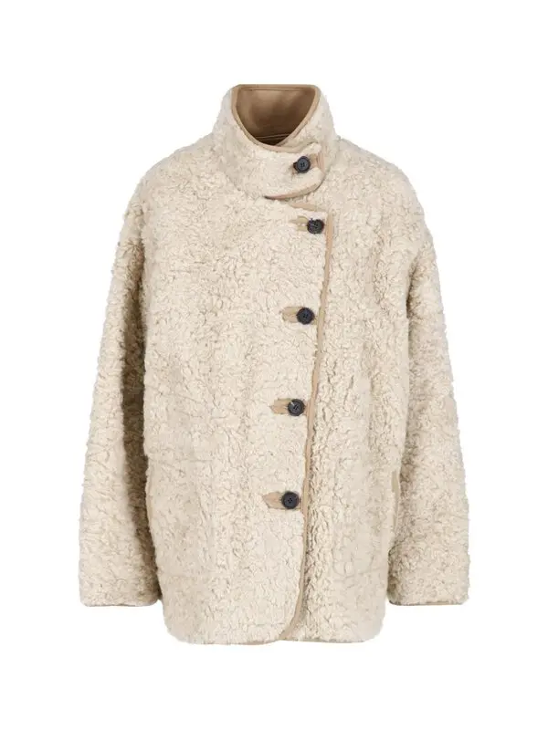 LOW CLASSIC Reversible Faux Fur Jacket