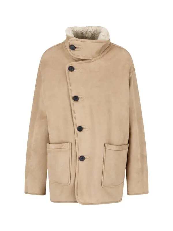LOW CLASSIC Reversible Faux Fur Jacket