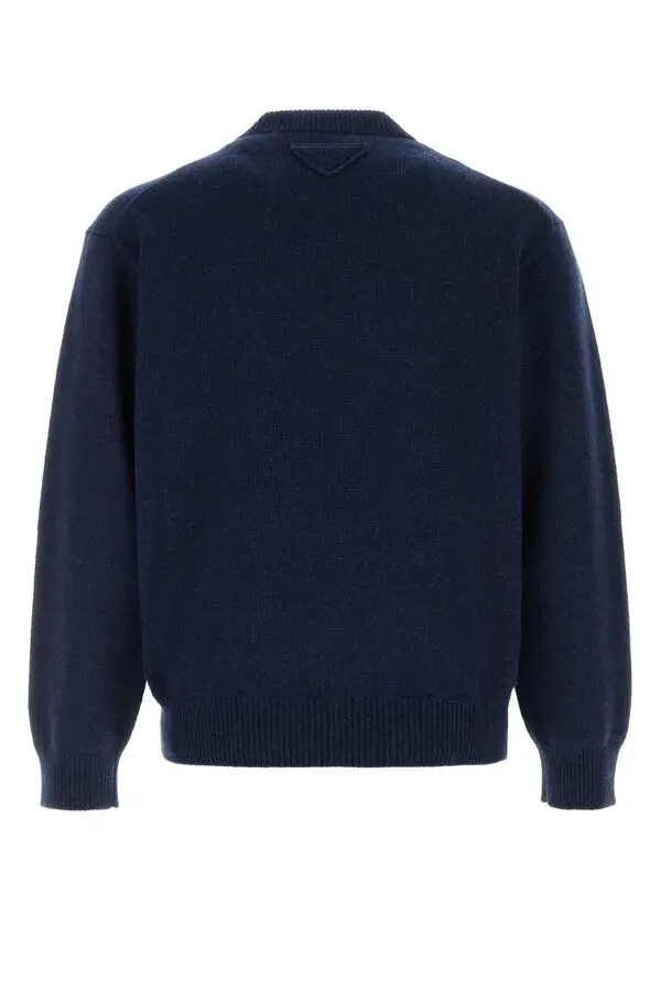Prada Navy Cashmere Sweater