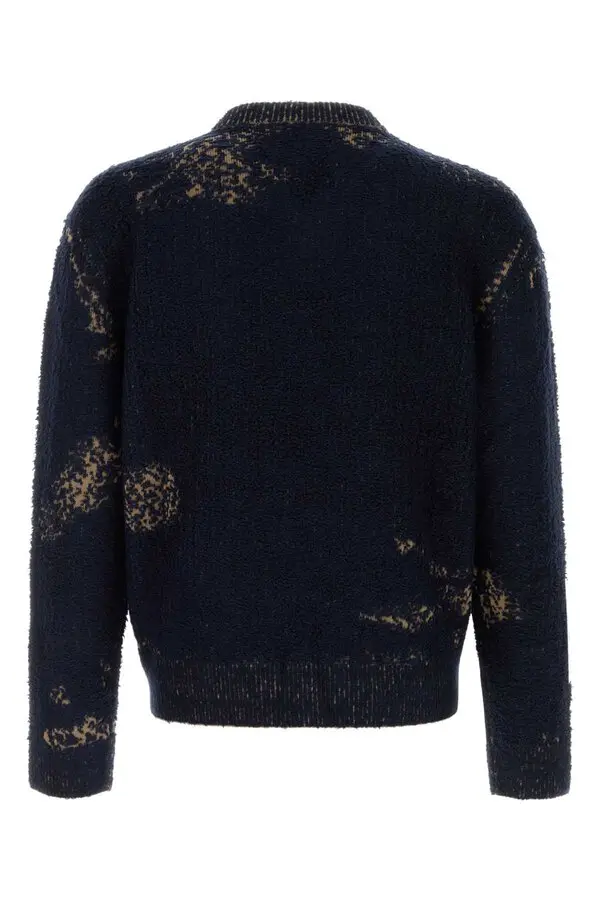 MAISON MARGIELA Navy Cotton Blend Sweater