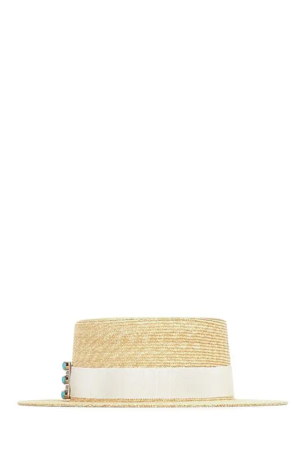 ROGER VIVIER Tres Vivier Turquoise Hat