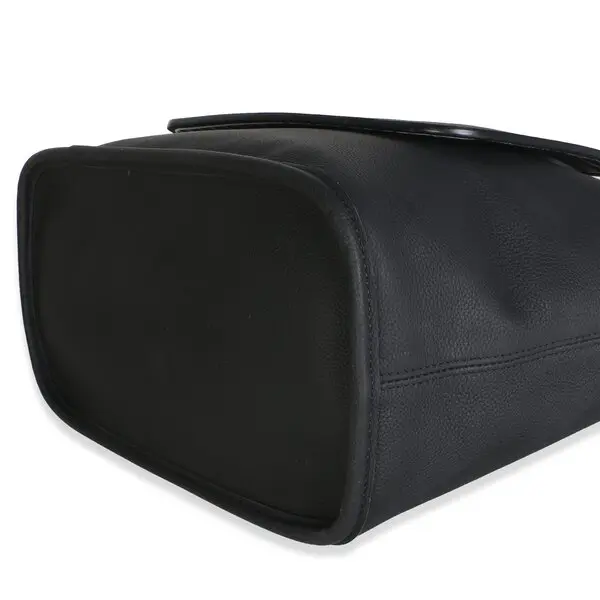 LOUIS VUITTON Black Monogram Canvas Calfskin Neverfull Inside Out Mm