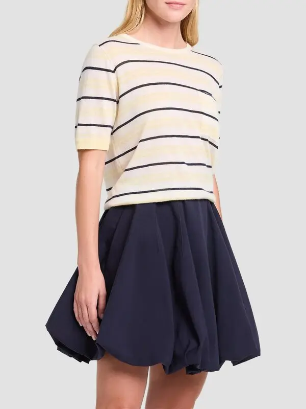 TWP Striped Cashmere T-shirt