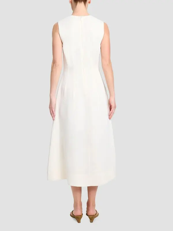 TWP Crewneck Darted Midi Dress