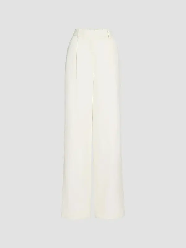 TWP Hudson St. Linen-blend Pants - Bone