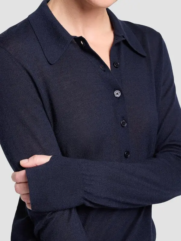 TWP Uma Henley Cashmere Top