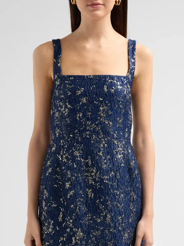 Simkhai Virette Column Maxi Dress