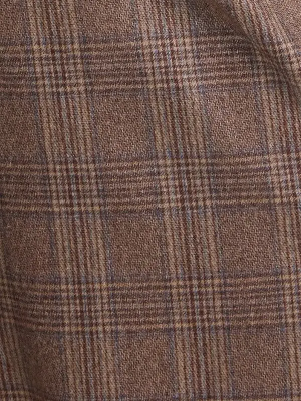 TWP Avery Plaid Wool-blend Pants