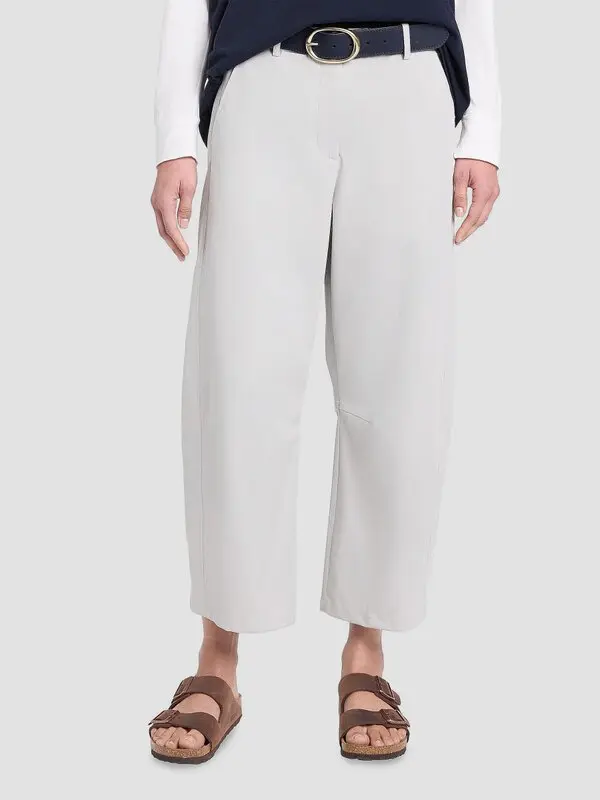 TWP Slouchy Bf Stretch-cotton Wide-leg Trousers