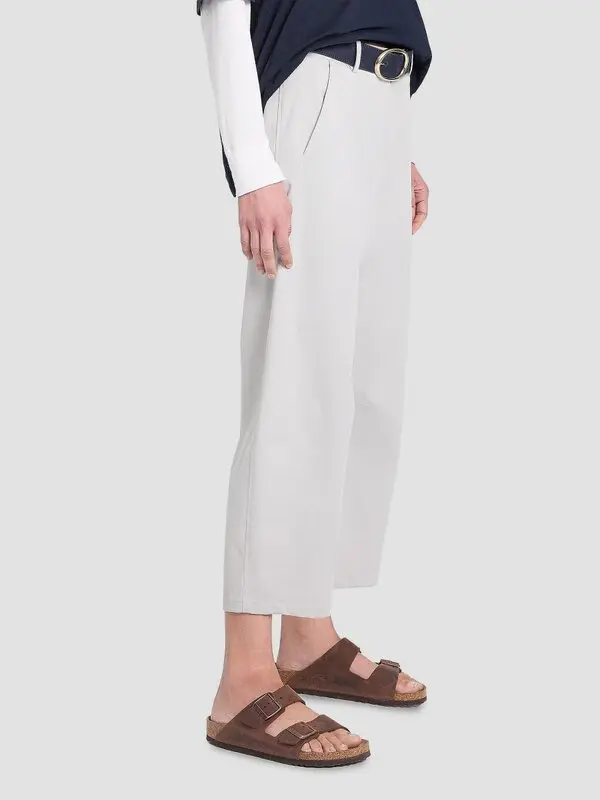 TWP Slouchy Bf Stretch-cotton Wide-leg Trousers