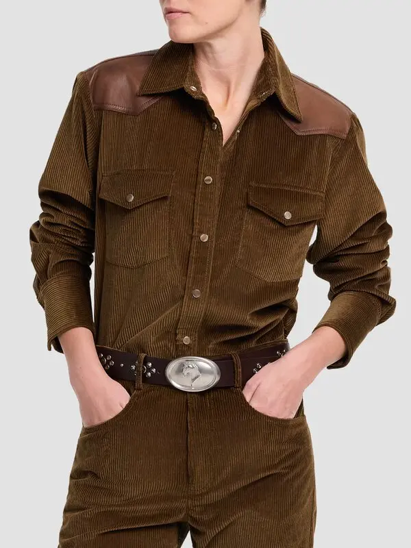 TWP Cowboy Take Me Away Corduroy Shirt