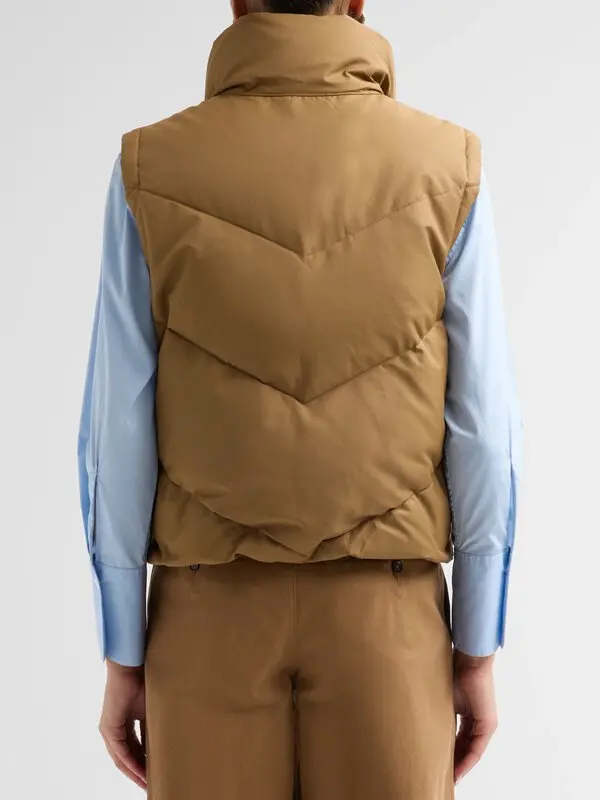 TWP Cotton-blend Puffer Vest