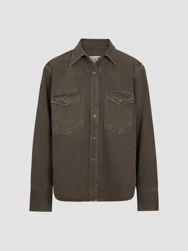TWP Yellowstone Cotton Denim Shirt