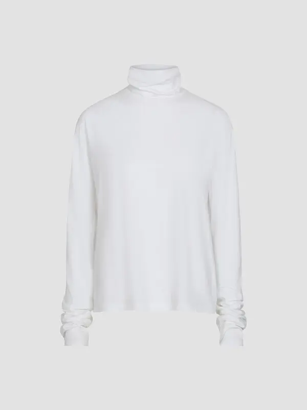 TWP Abby Cotton Turtleneck Top