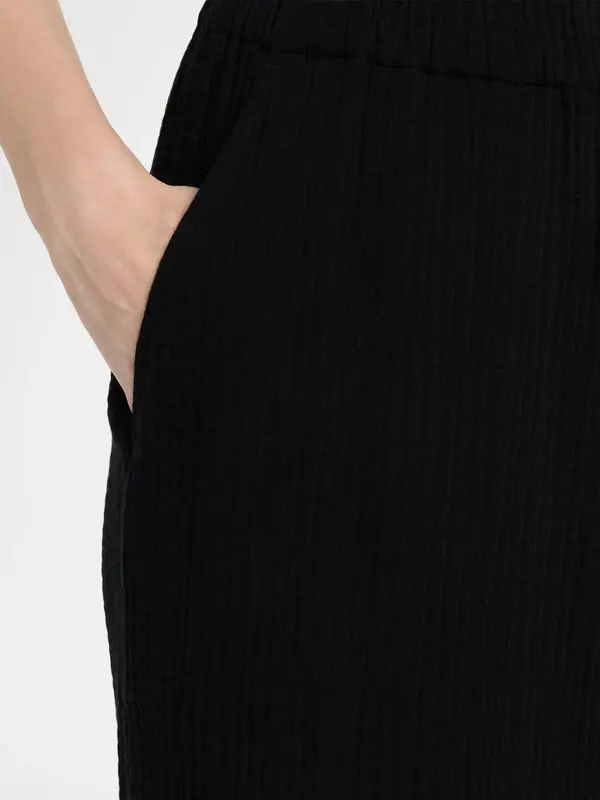 Eileen Fisher Textured Wide-leg Ankle Pants