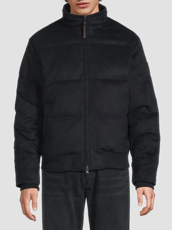 Polo Ralph Lauren Brushed Wool-blend Down Jacket
