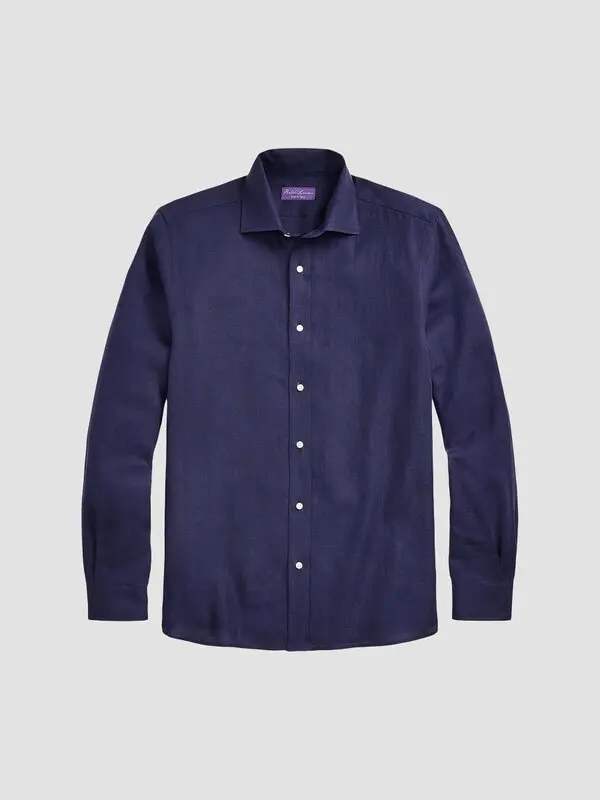 Ralph Lauren Purple Label Linen Shirt - Spring Navy